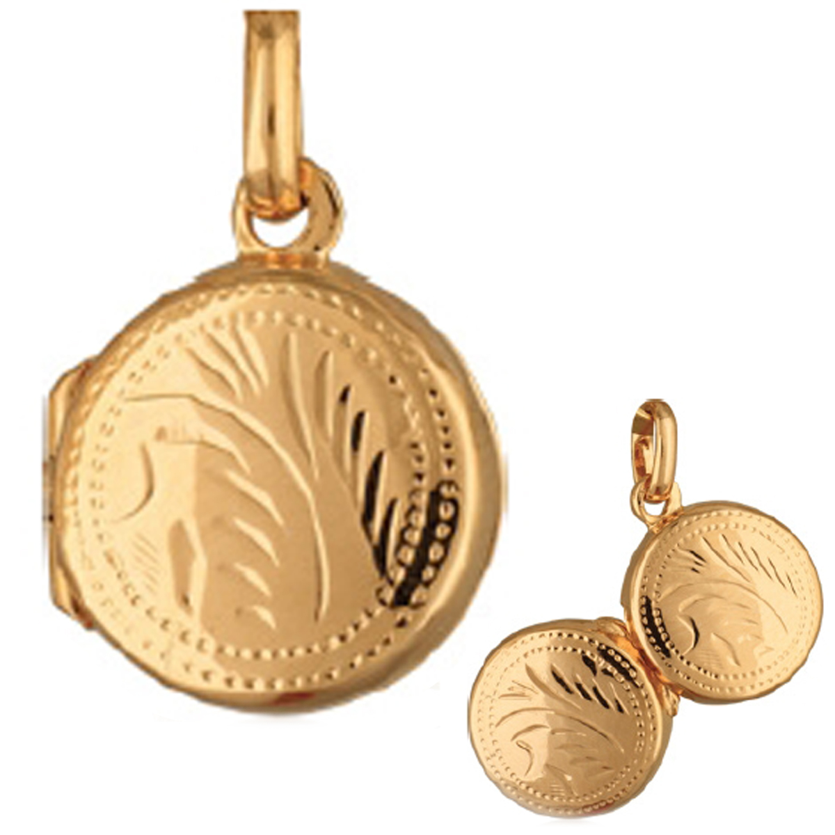 Promo -45%, Les Trésors De Lily [M7018] - Pendentif Plaqué Or "Secrets" (cass...